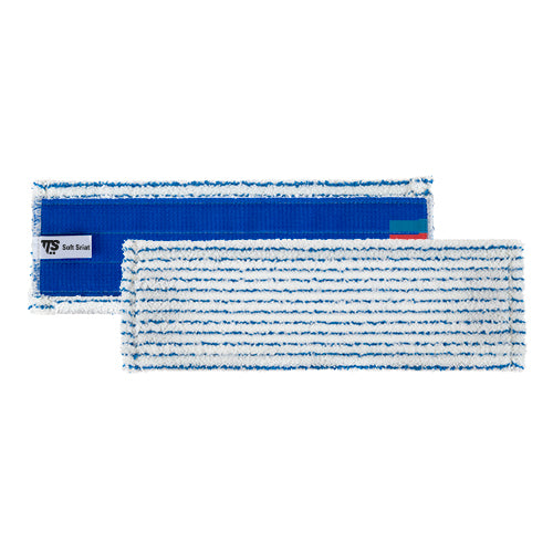 TTS - Velook System Soft Striat Flat Mop, White/Blue Stripes – Nine ...