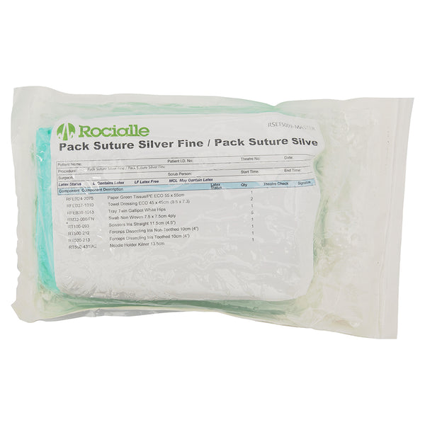Sterile Suture Pack Including Instruments - Silver – Nine Group ...