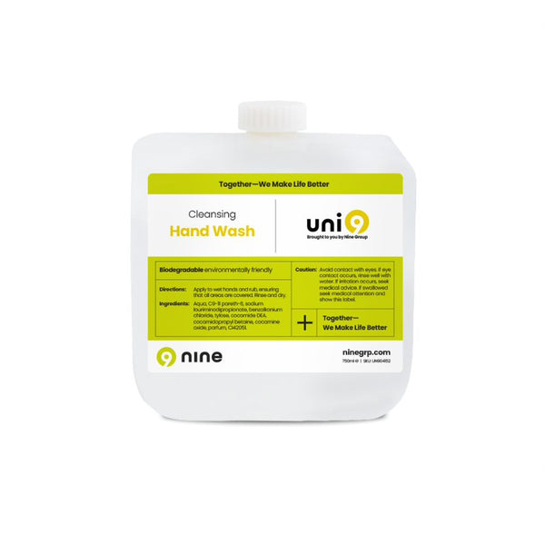 Uni9 Foaming Hand Wash Refill Pouch - 750ml – Nine Group International LTD